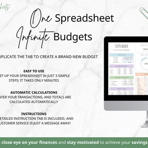 50/30/20 Budget Spreadsheet Google Sheets: Monthly Budget Planner ...