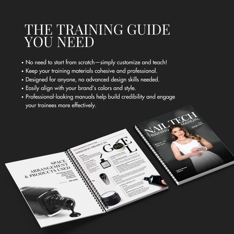 Nail Tech Training Manual: Editable Nail Course Guide (A4) - Etsy