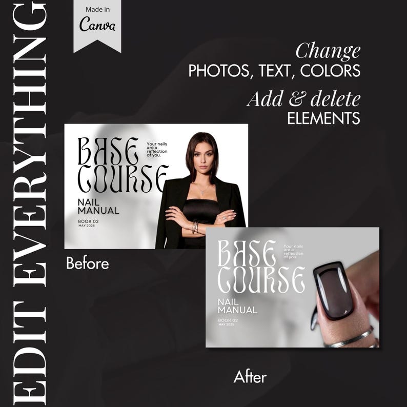 Nail Tech Training Manual: Editable Nail Course Guide (A5) - Etsy