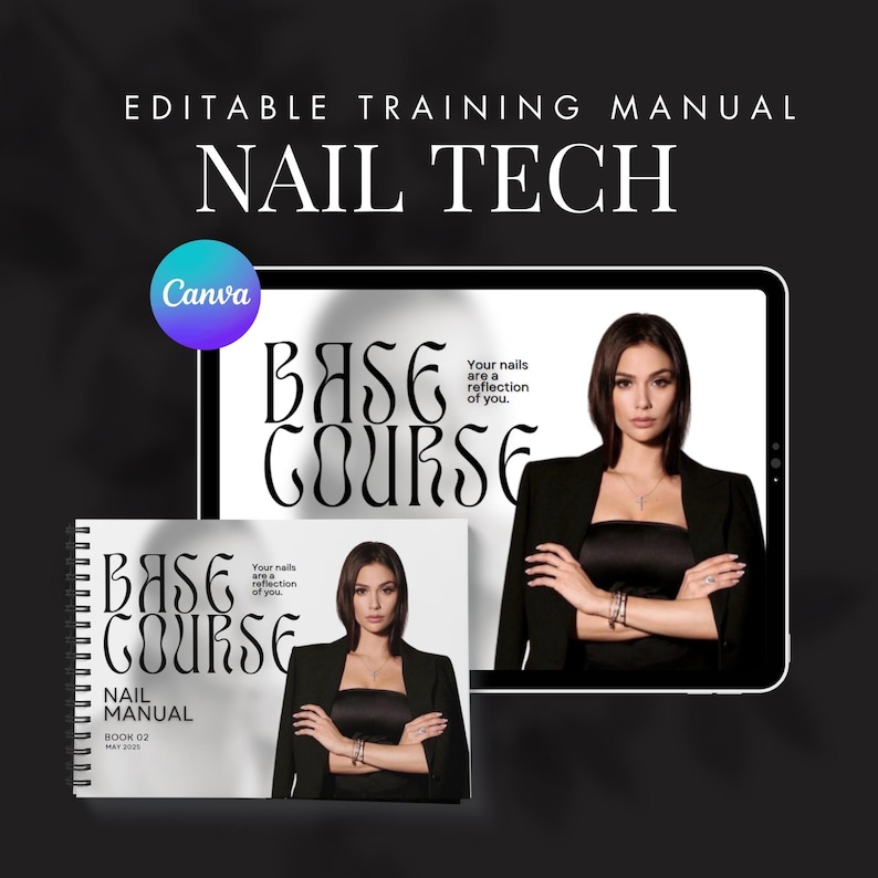 Nail Tech Training Manual: Editable Nail Course Guide (A5) - Etsy