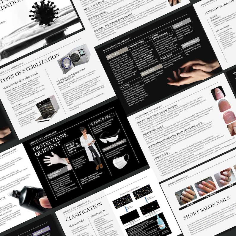 Nail Tech Training Manual: Editable Nail Course Guide (A5) - Etsy
