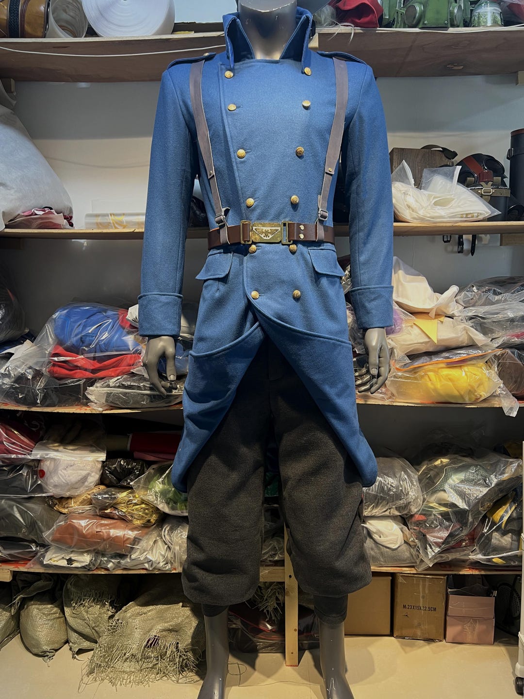 40K Cosplay WH40K Krieg Cosplay Costume: Linen & Leather Game Outfit - Etsy