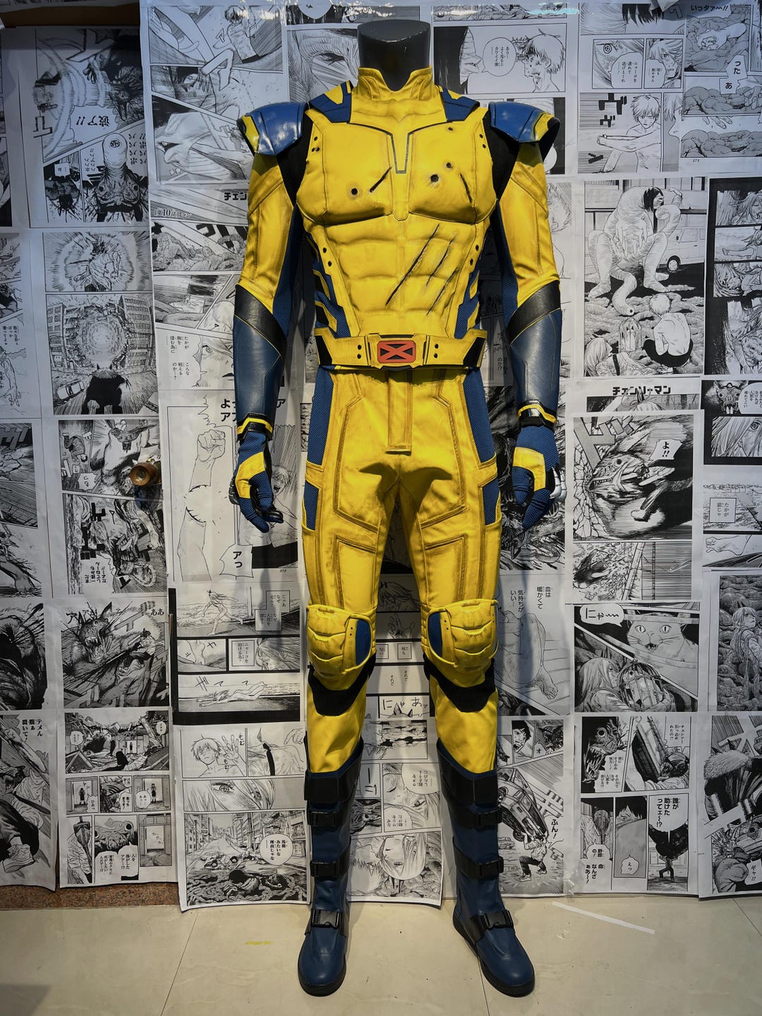 Wolverine Cosplay Costume: Deadpool 3 Damaged Version, Faux Leather ...