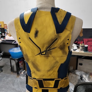 Wolverine Cosplay Costume: Deadpool 3 Damaged Version, Faux Leather ...