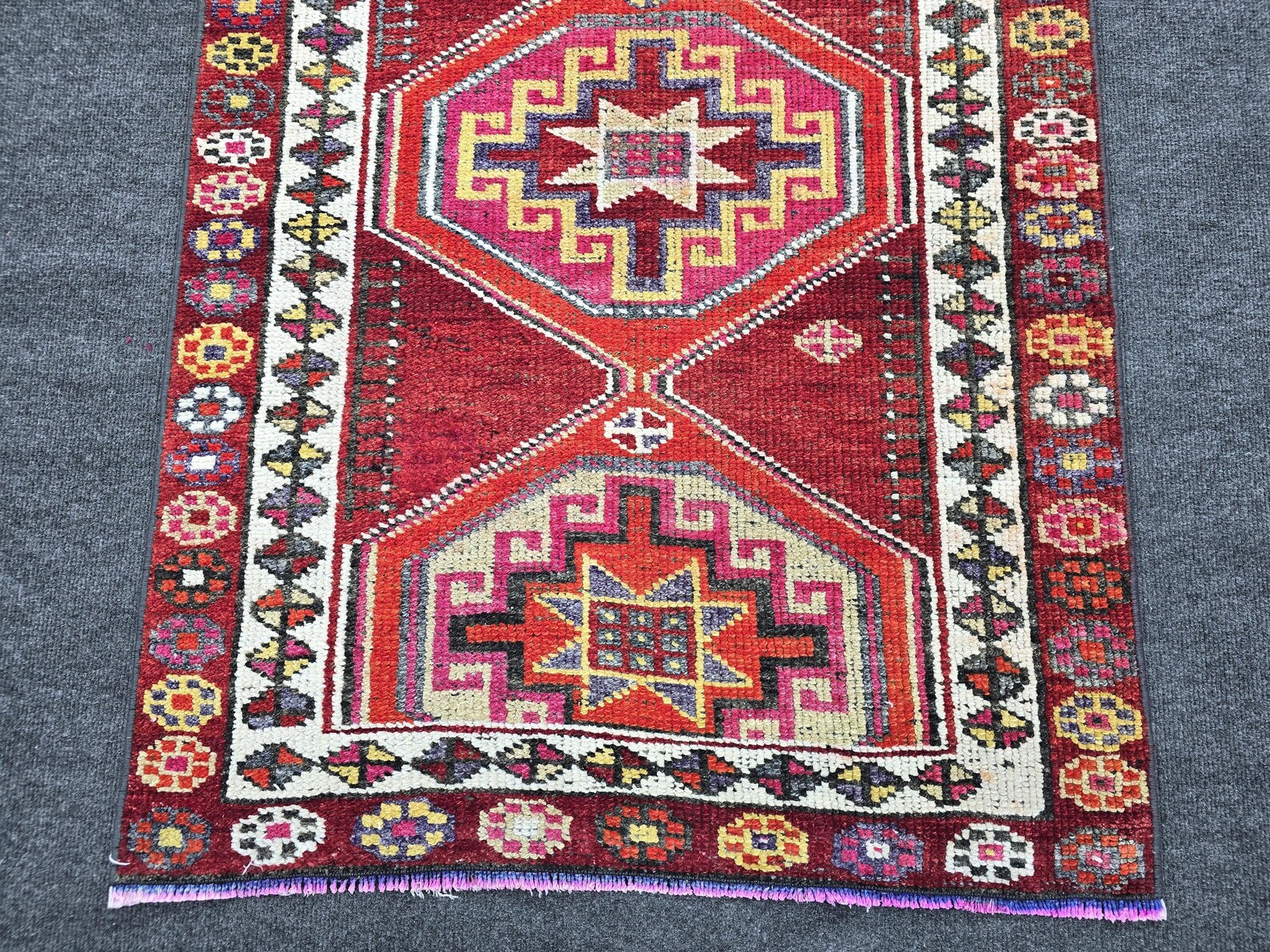 2'9" X 23'5" One of a Kind Vintage Runner Rug 3x23 Foot Hand Knotted ...