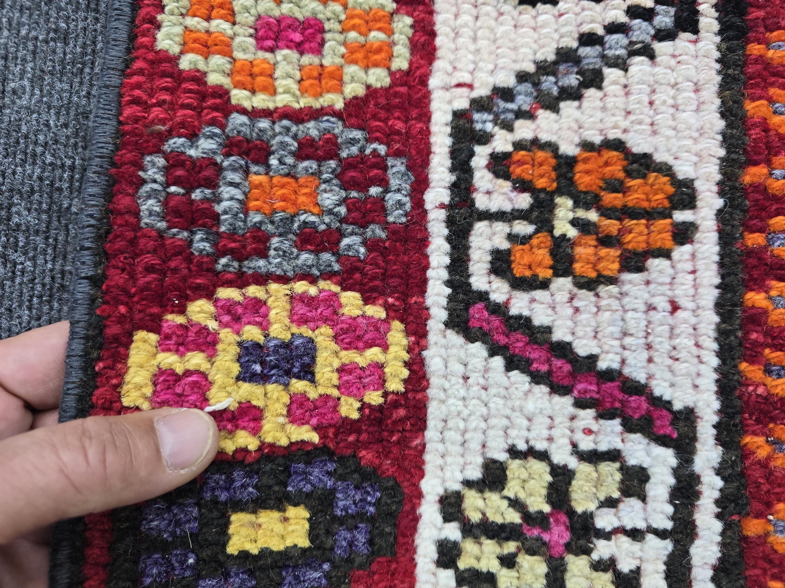 2'9" X 23'5" One of a Kind Vintage Runner Rug 3x23 Foot Hand Knotted ...