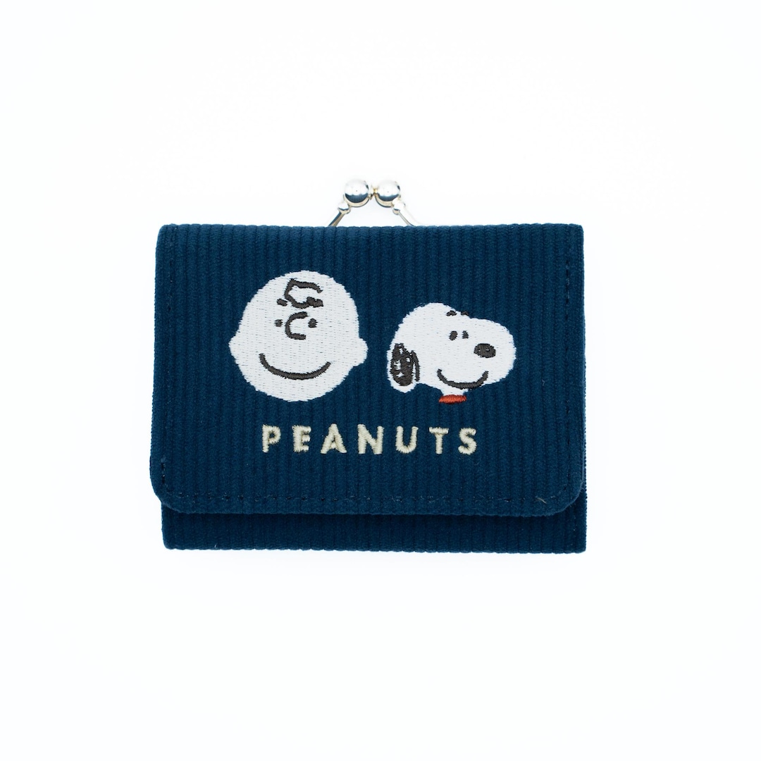 Snoopy and Charlie Brown Compact Wallet licensed PEANUTS Produce From ...