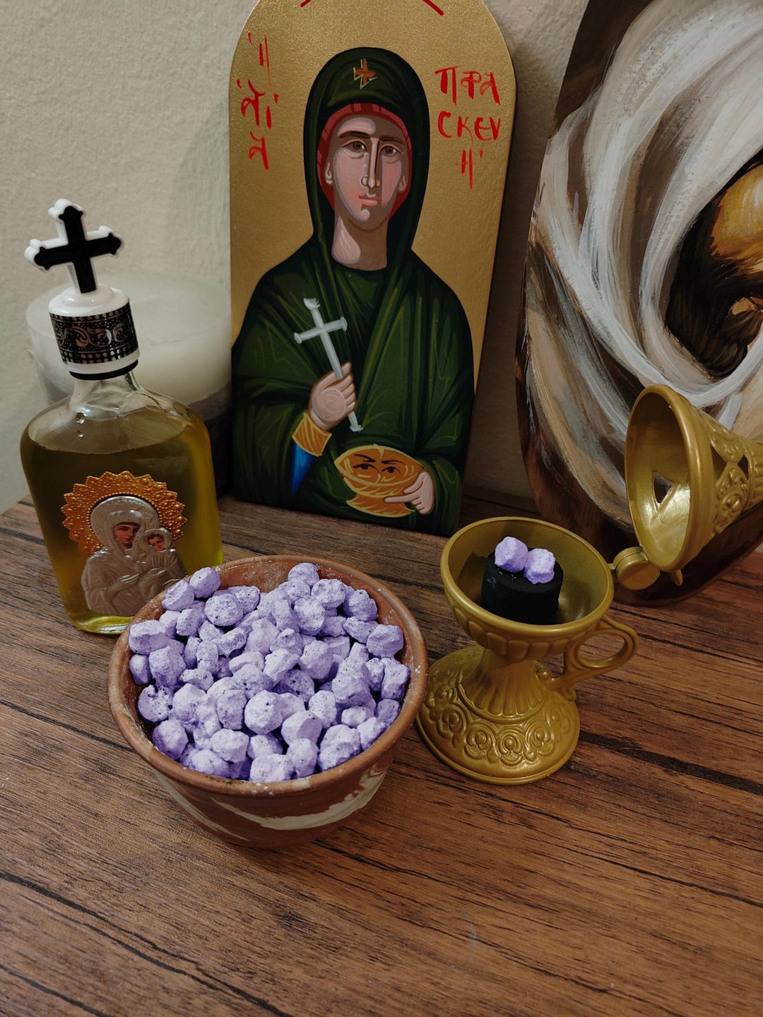 Orthodox "lavender" Incense From Mount Athos, Handmade by Greek Monks ...