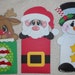 Christmas Santa Reindeer Snowman Gift Wrapping Gift Card Holder ...
