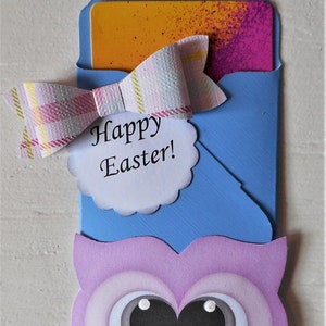 Easter Bunny Gift Card/treat Holder Handmade Premade Scrapbook ...