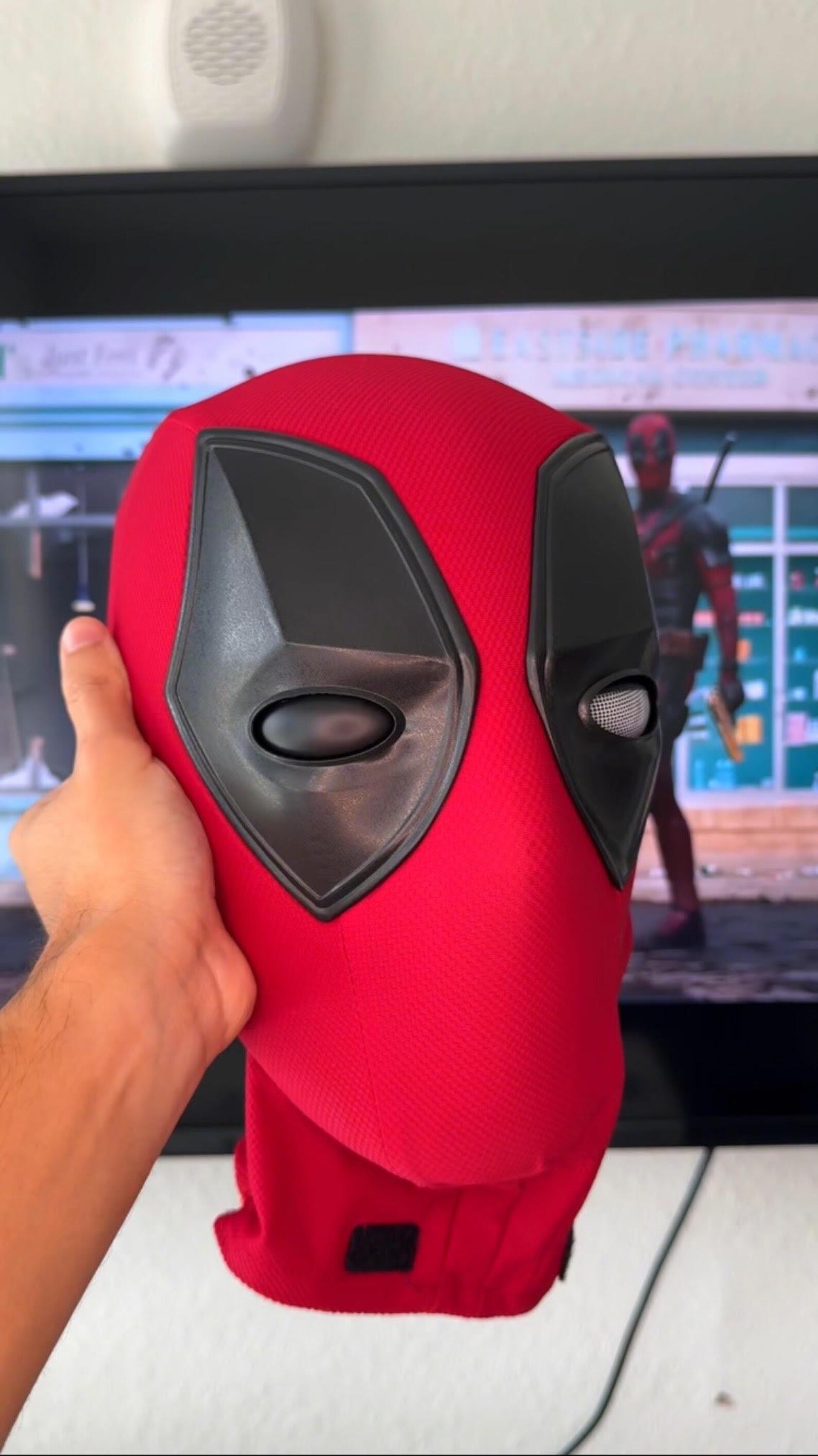 Exclusive Deadpool Mask With Remote Controlled Eyes Authentic Cosplay ...