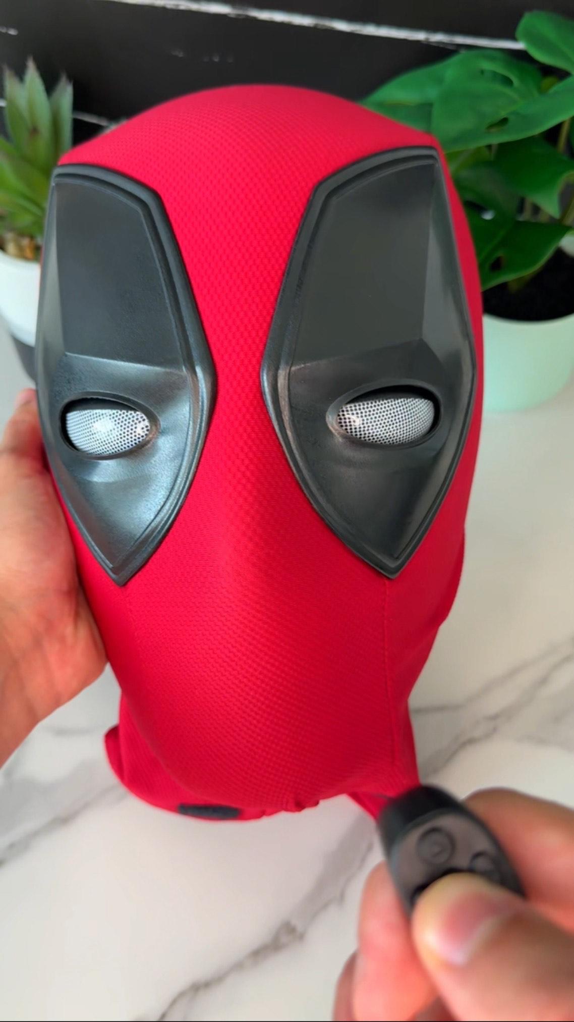 Exclusive Deadpool Mask With Remote Controlled Eyes Authentic Cosplay ...