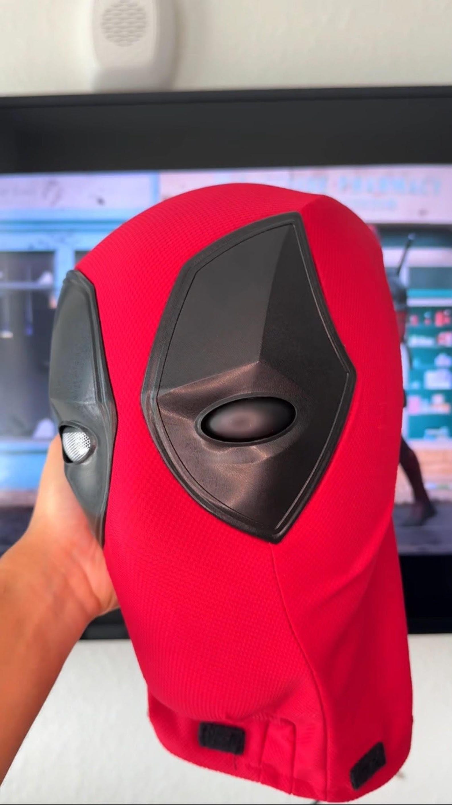 Exclusive Deadpool Mask With Remote Controlled Eyes Authentic Cosplay ...