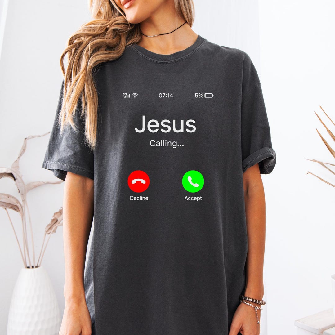 Incoming Call From Jesus PNG, Funny Christian Phone Screen Graphic ...