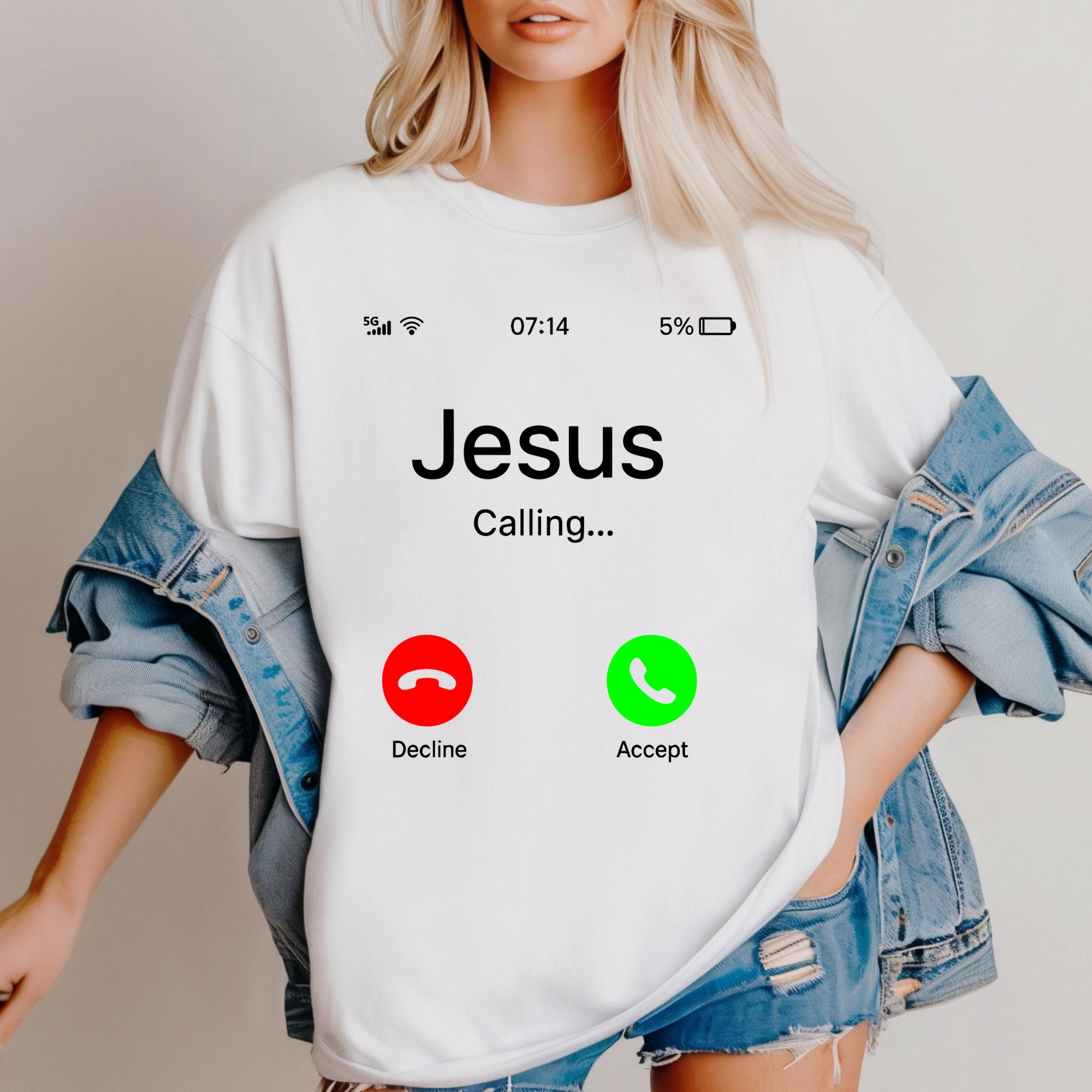 Incoming Call From Jesus PNG, Funny Christian Phone Screen Graphic ...