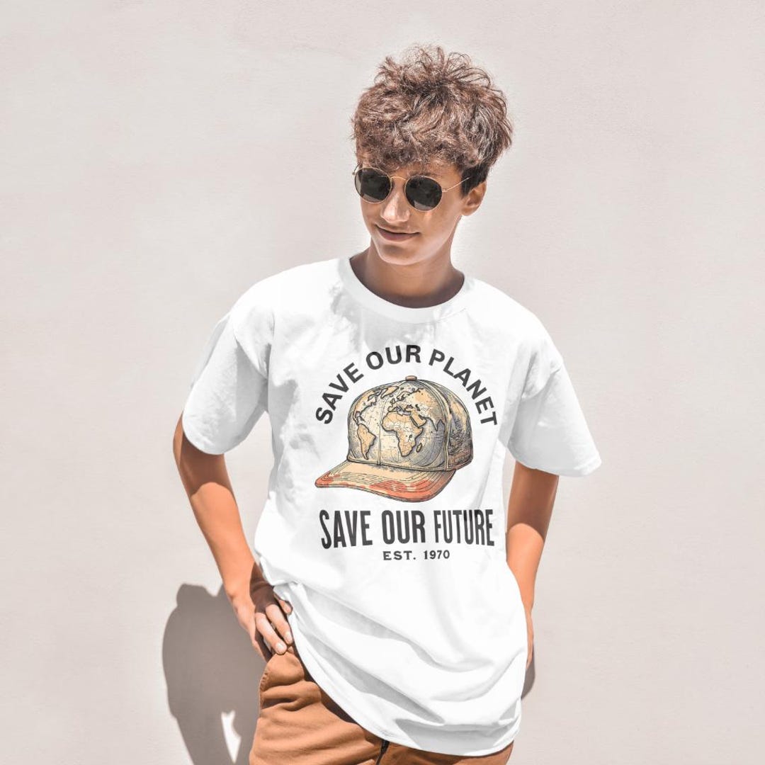 Earth Day Png,save Our Planet Png,save the Earth Png,vintage Style Png ...