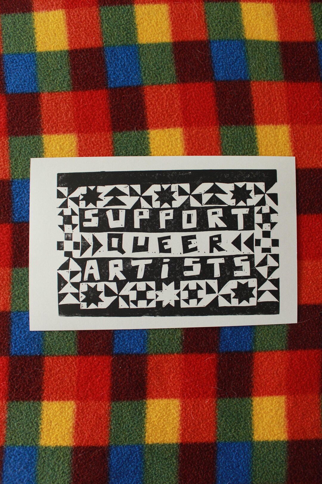 Support Queer Artists Quilt Original Art Print - Etsy