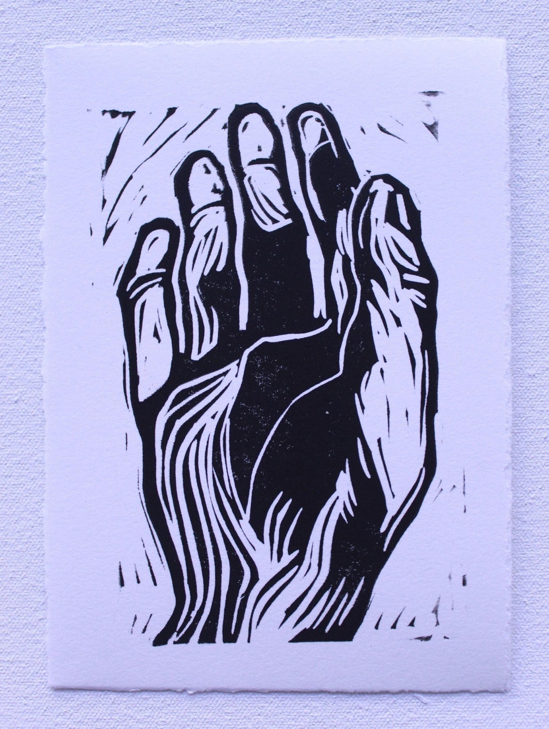 Hand No.1 Original Art Print - Etsy