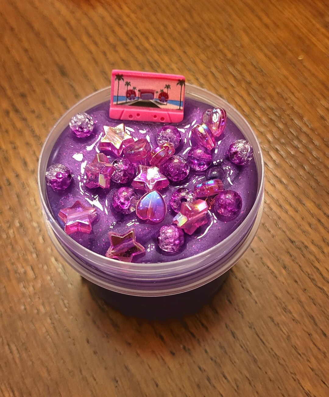 Purple Space Aesthetic Dreampunk Clear Thick Slime Lavender Scented - Etsy