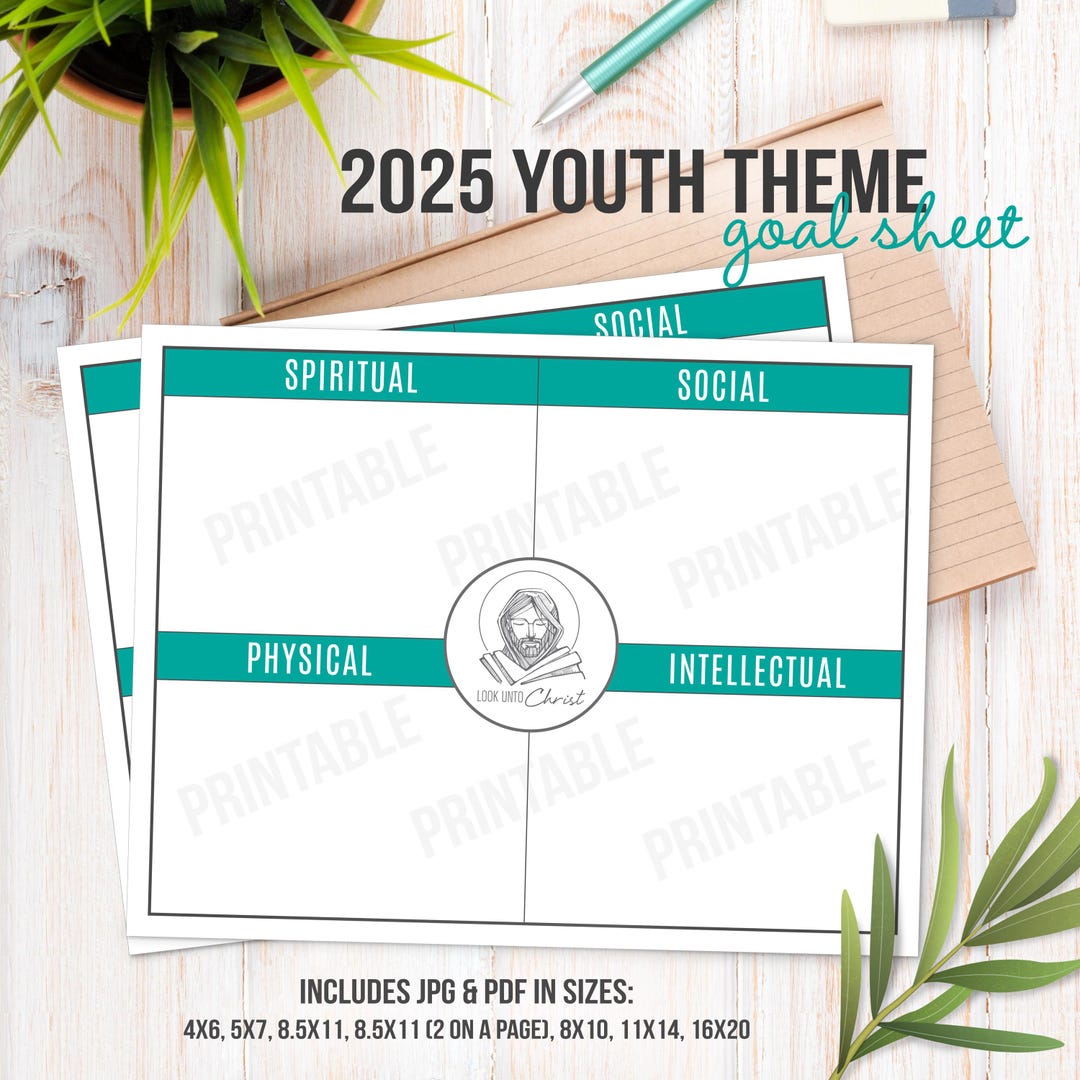 Look Unto Christ - Children and Youth Goal Sheet - the Church of Jesus ...
