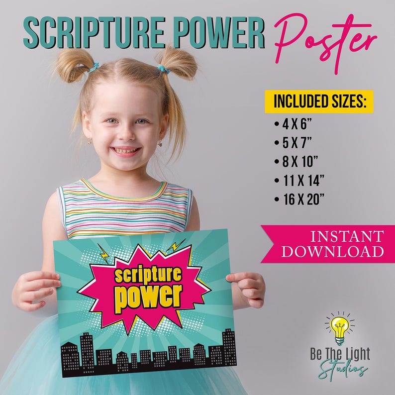 Scripture Power POSTER - Primary Poster the Church of Jesus Christ of ...