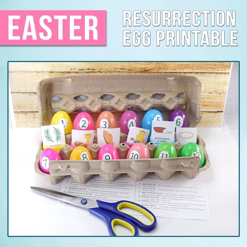 Resurrection Egg Printable - Perfect to Explain the Resurrection of ...