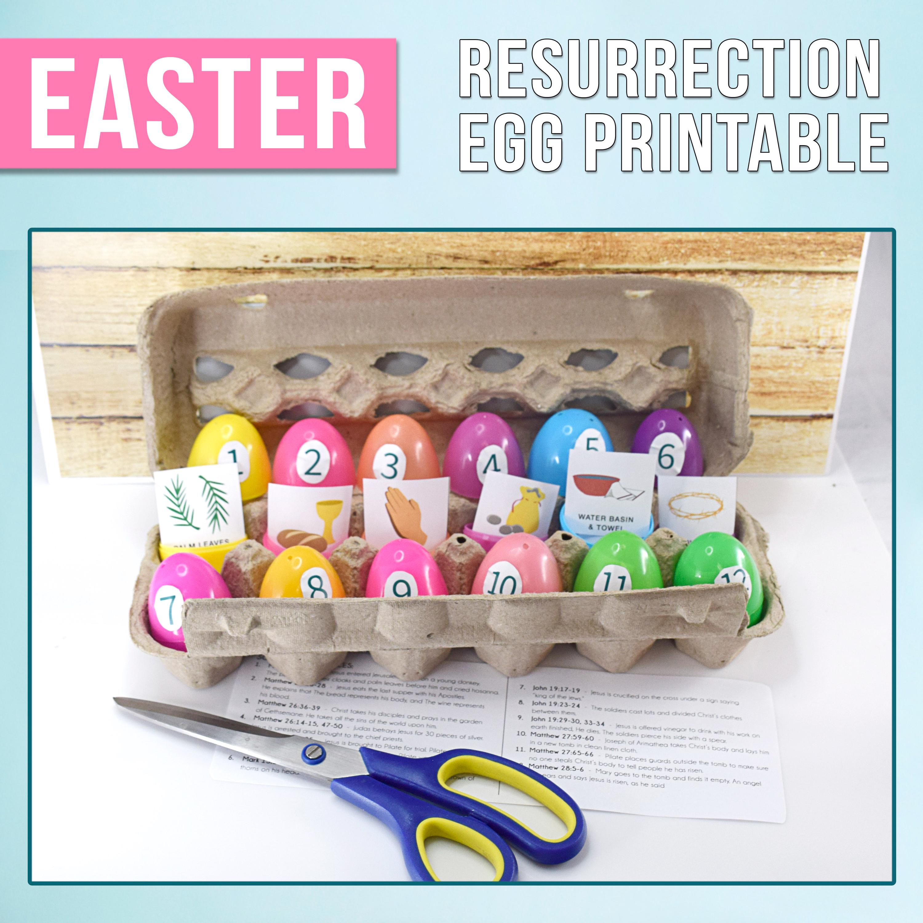 Resurrection Egg Printable - Perfect to Explain the Resurrection of ...