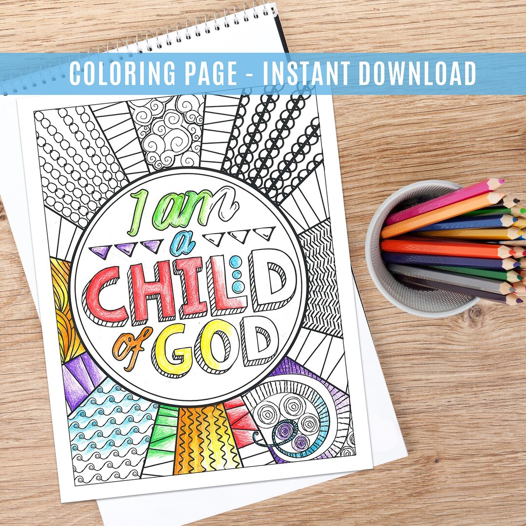Child of God - Printable Coloring Page - the Church of Jesus Christ of ...