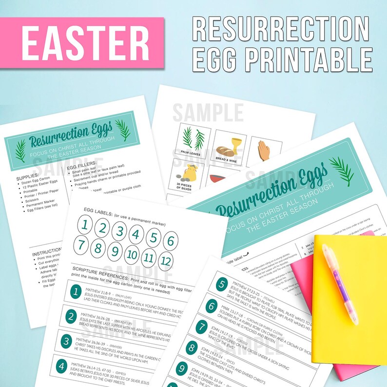 Resurrection Egg Printable - Perfect to Explain the Resurrection of ...