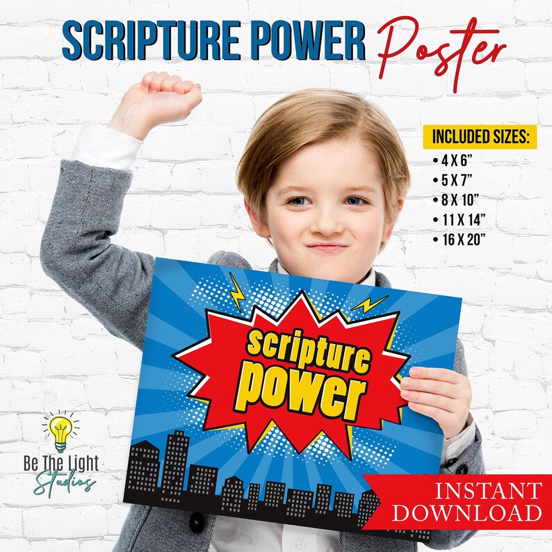 Scripture Power POSTER - Primary Poster the Church of Jesus Christ of ...