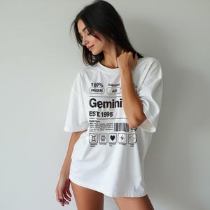 Gemini T-shirt Design: Zodiac Streetwear Art (digital Download) - Etsy