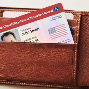 Disability ID Card With Photo for Hidden Disabilities | Personalized ...