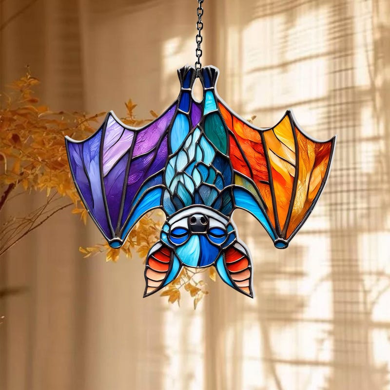 Bat Suncatcher - Etsy