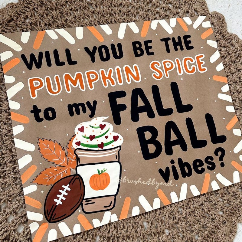 Custom Hoco Sign - Etsy