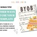 BYOB Party Invite | Bring Your Own Board Invite | Girls Night Invite ...