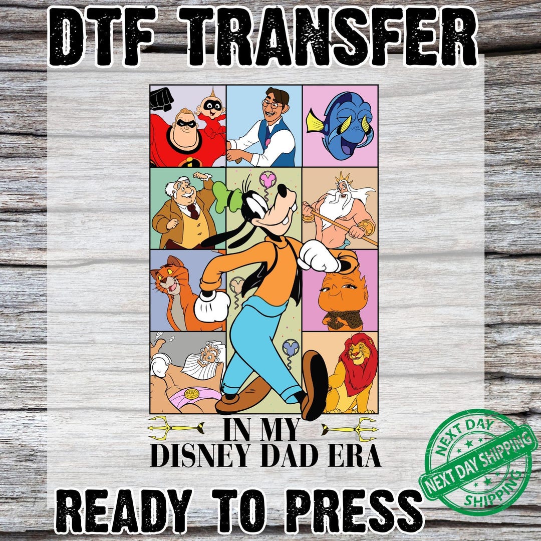 Vintage Disney Dad Dtf, Disneyland in My Disney Dad Era Dtf, Funny ...