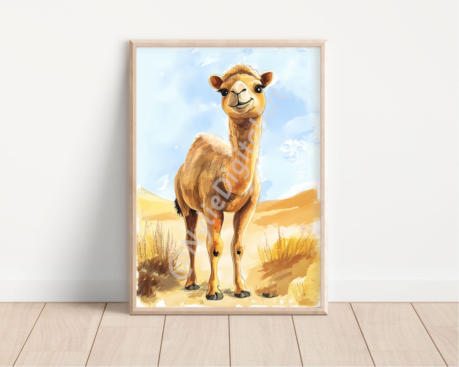 Set of 6 Nursery Desert Animal - Drawing Watercolor Poster, Prints for ...