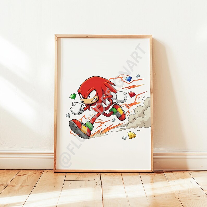 6 Aesthetic Sonic the Hedgehog Prints - Hand-drawing Sonic Poster ...