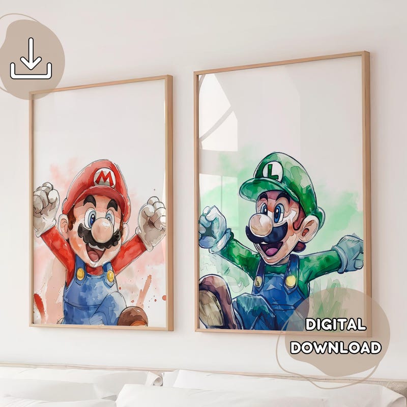 Mario Movie Galaxy Poster - Etsy