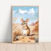 Set of 6 Nursery Desert Animal - Drawing Watercolor Poster, Prints for ...