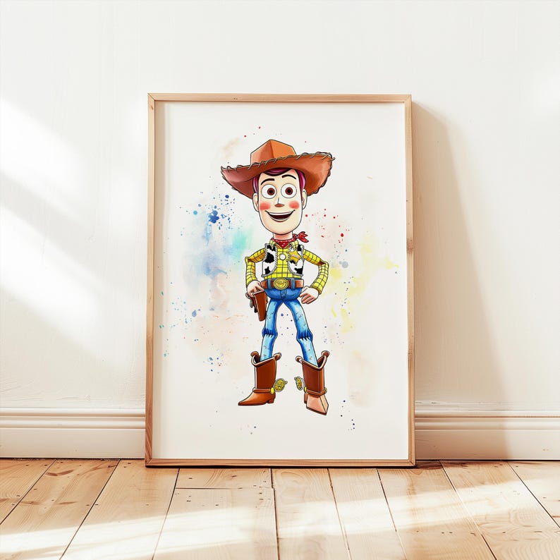 Set of 3 Toy Story Posters - Personalized Wall Art, Digital Download ...