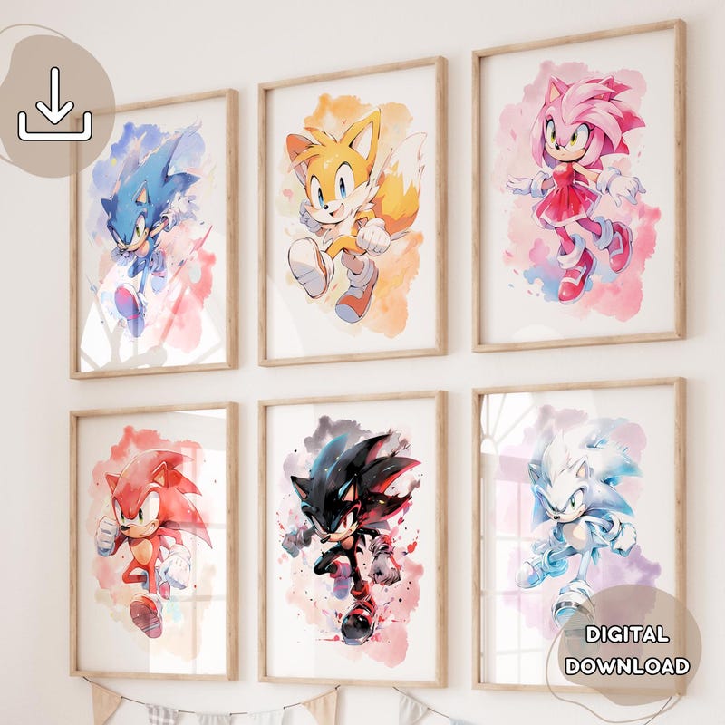Sonic Amy Rose Poster - Etsy