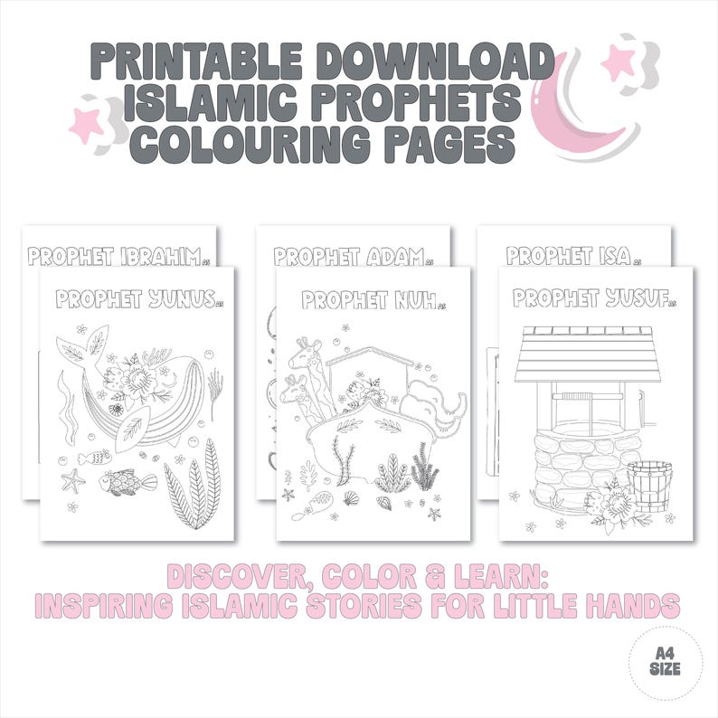 Islamic Kids Activity Islamic Childrens Prophets Colouring Pages Kids ...