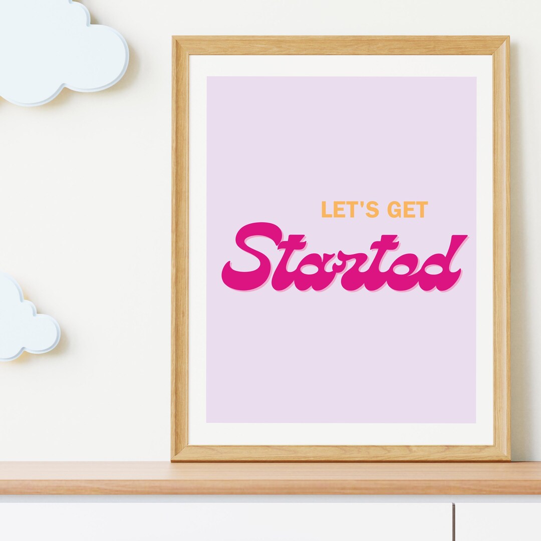 Pastel Aesthetic Printable Poster - Jumpstart Your Day With Positivity ...