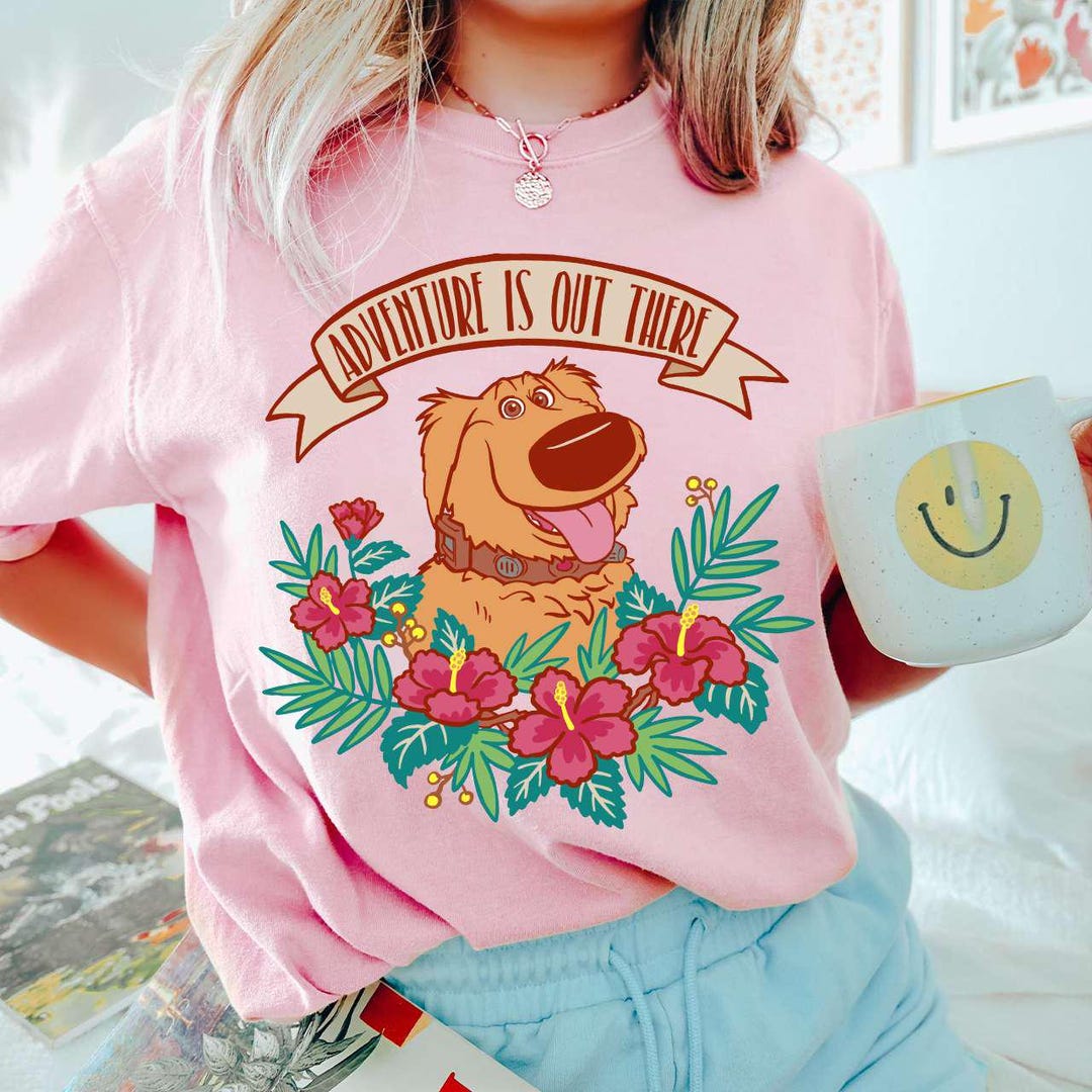 Disney Dug Dog Adventure is Out There Shirt, Disney Pixar up Movie Carl ...