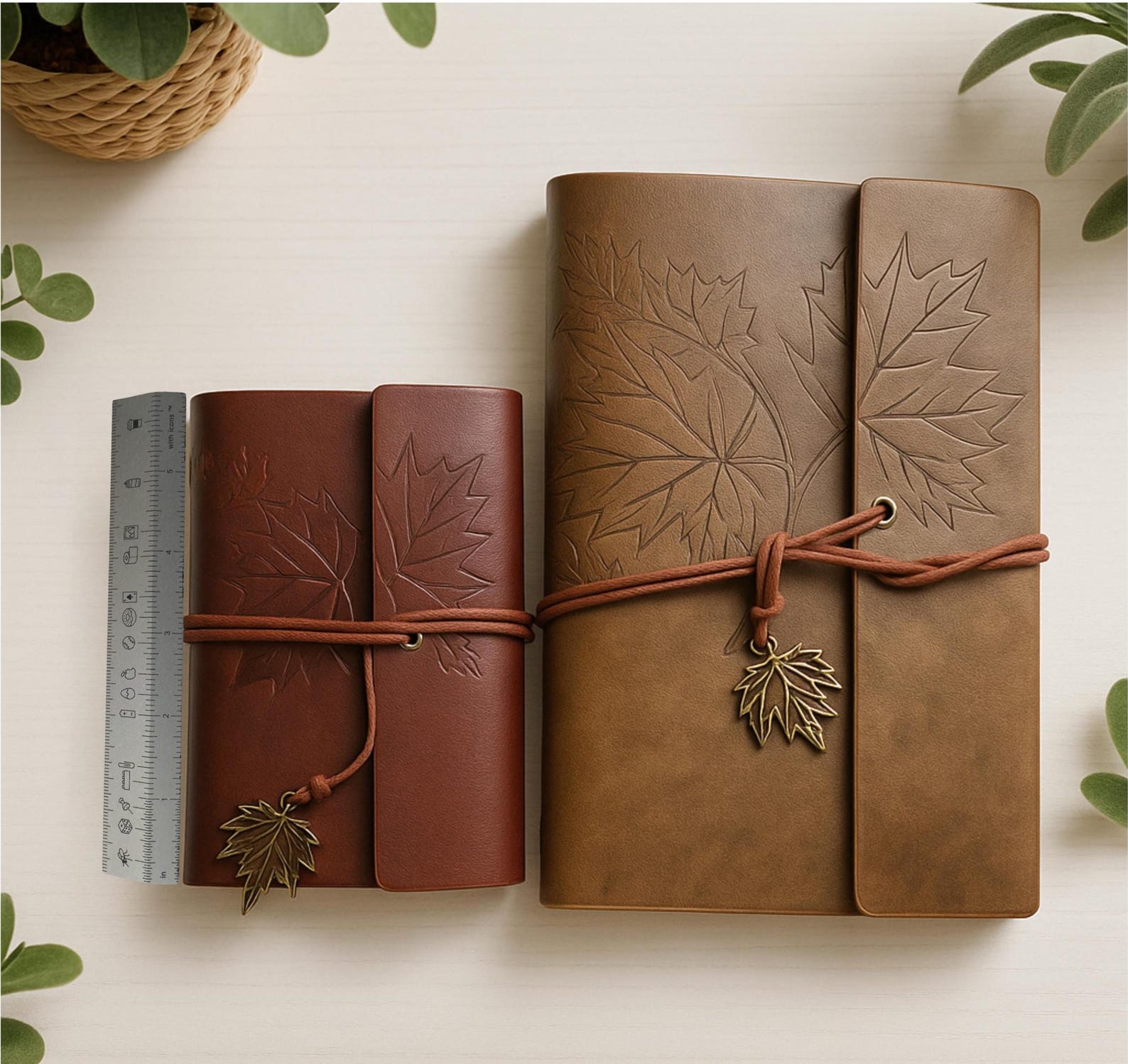 Personalized Engraved Name Leather Notebook: Dics Bound, Custom Love ...