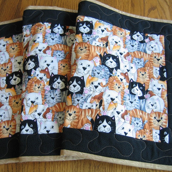 Cat Table Runner - Etsy