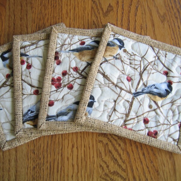 Quilted Coaster Set - Etsy