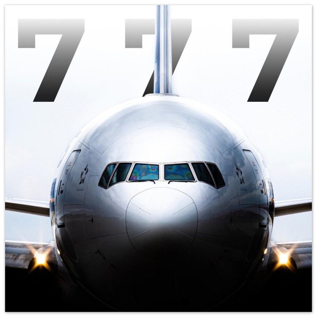 Boeing 777 Aviation Art Premium Semi-glossy Paper Poster - Etsy