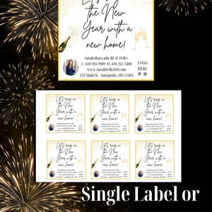 Let's Ring in the New Year! Realtor Pop by Tag - Etsy